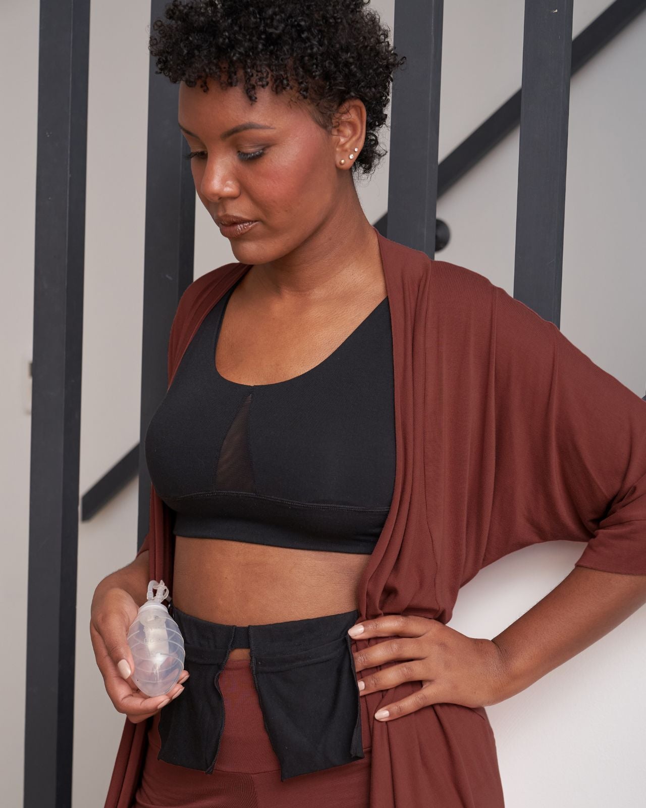 The Miena Robe with Drain Management Belt | AnaOno