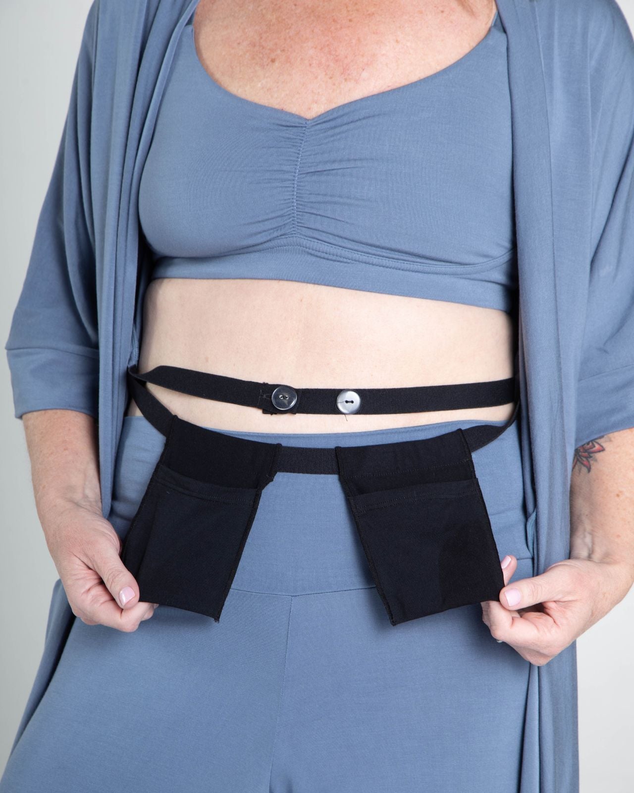The Miena Robe with Drain Management Belt | AnaOno